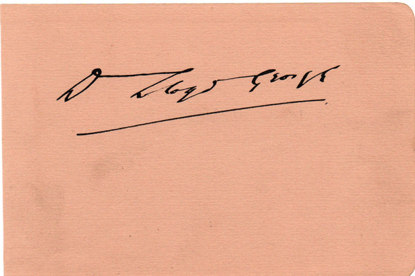 LLOYD GEORGE David - signature – Richmond Autographs